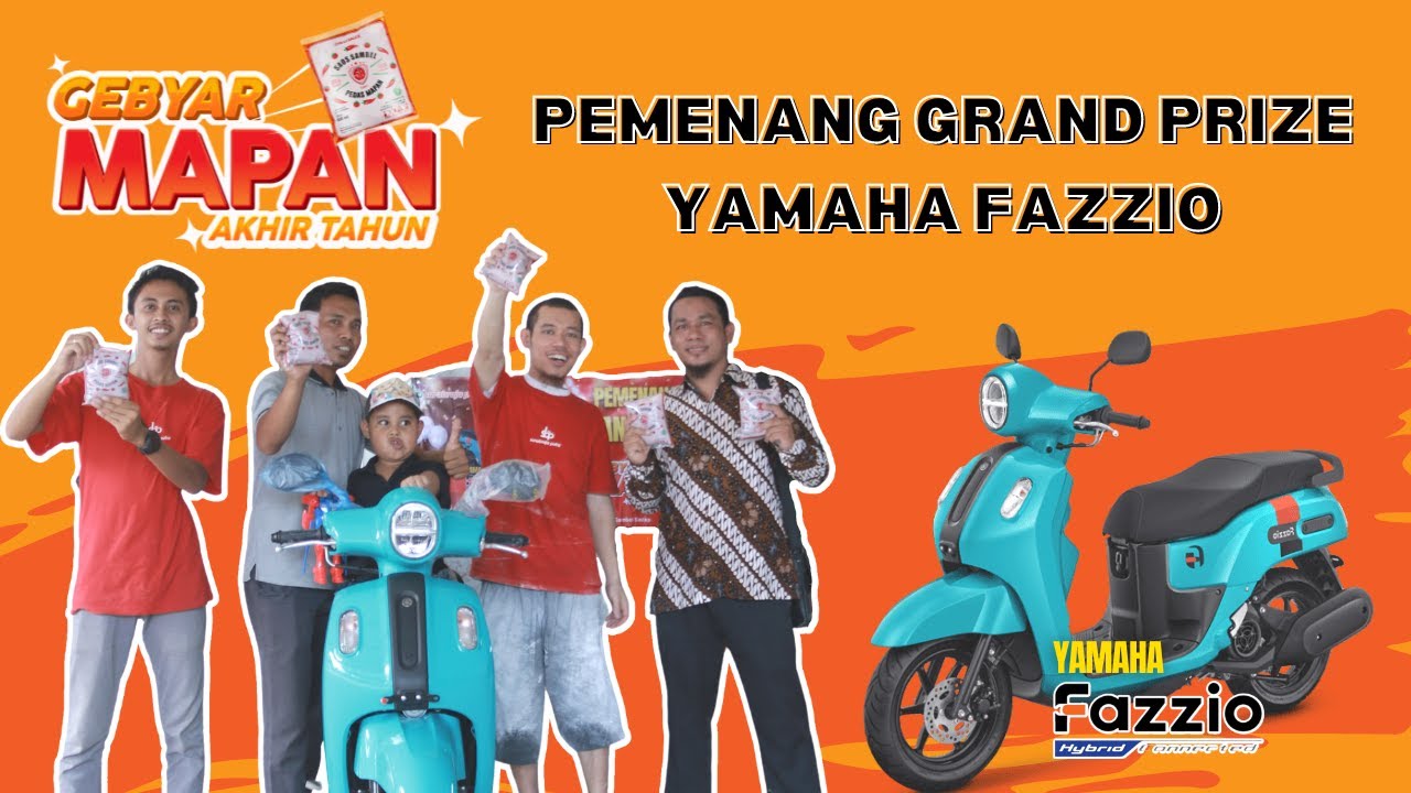 Pemenang Grand Prize Gebyar Mapan Akhir Tahun 2022, 1 Unit Yamaha ...