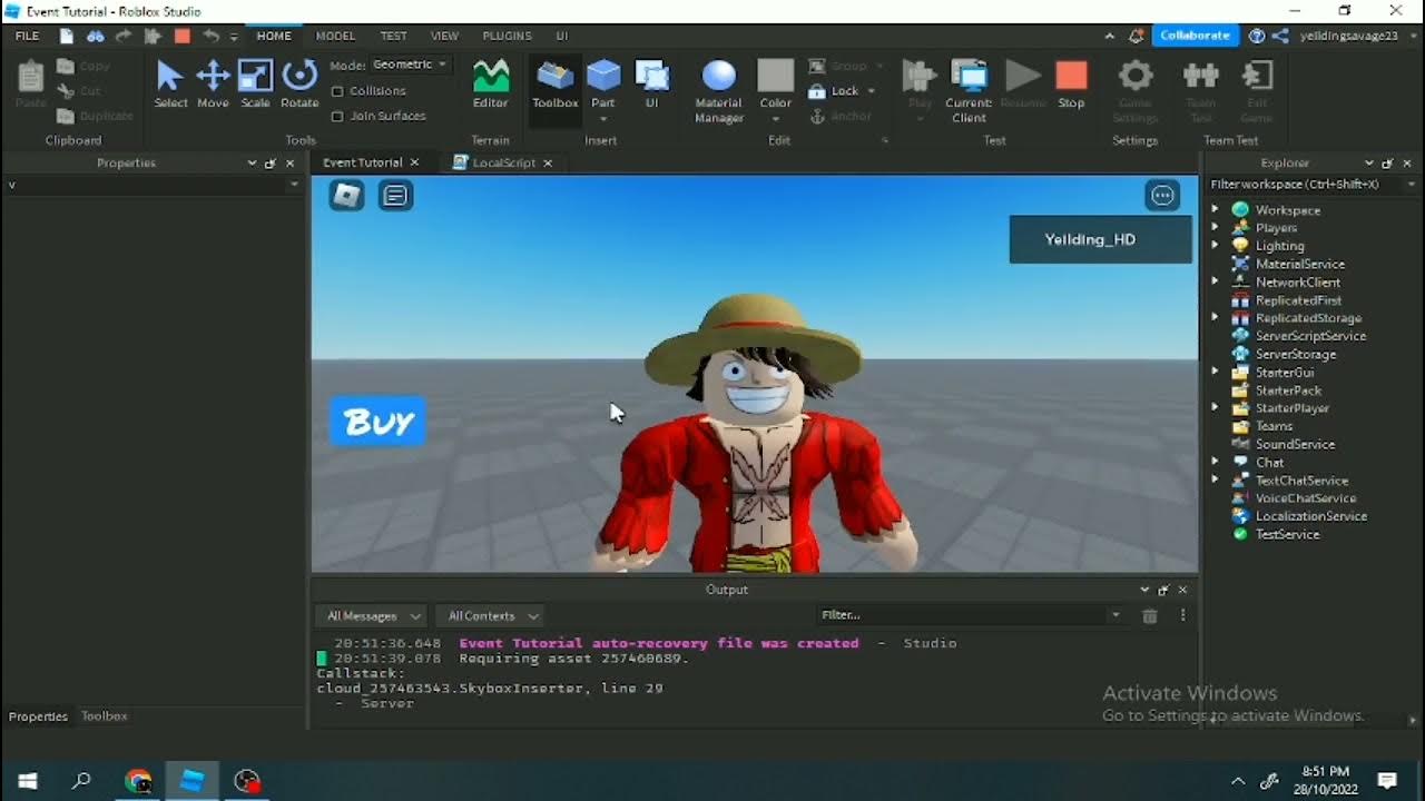 How to make Devil fruit Spin System on Roblox Scripting Tutorial - YouTube