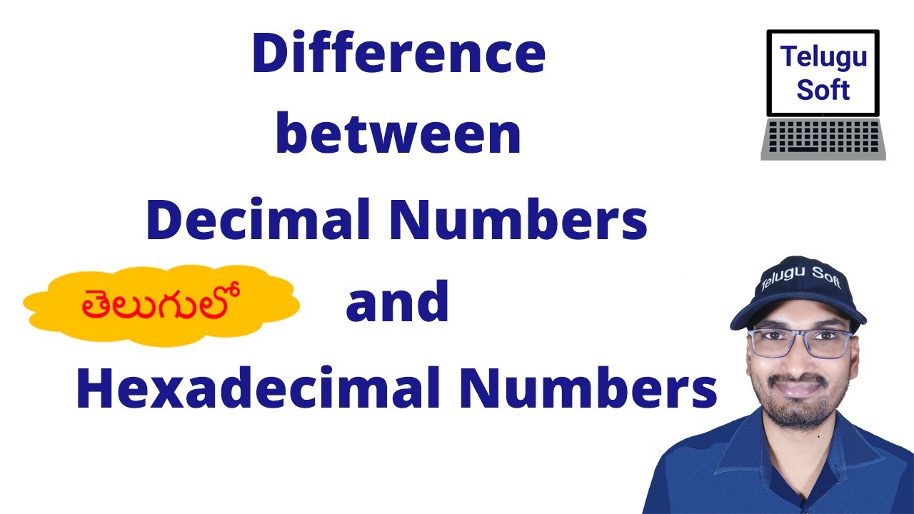 Difference Between Decimal Number System And Hexadecimal Number System 1090