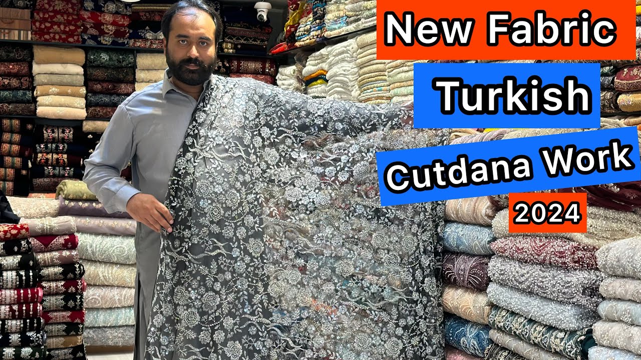New Fabric Turkish Cutdana Work 2024 😍 Cutdana Work Embroidered Net 😍 ...
