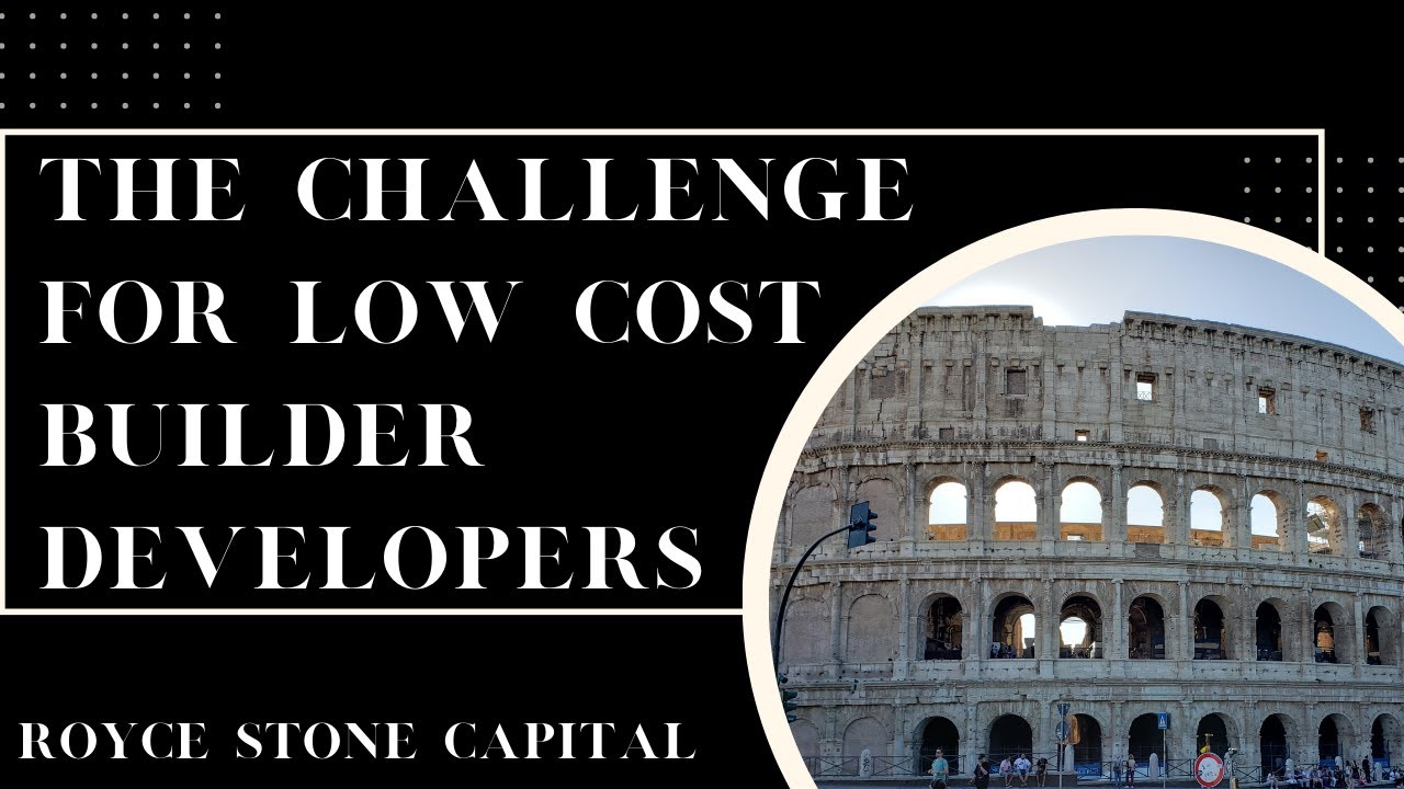 The Challenge For Low Cost Builder Developers - Property Development ...