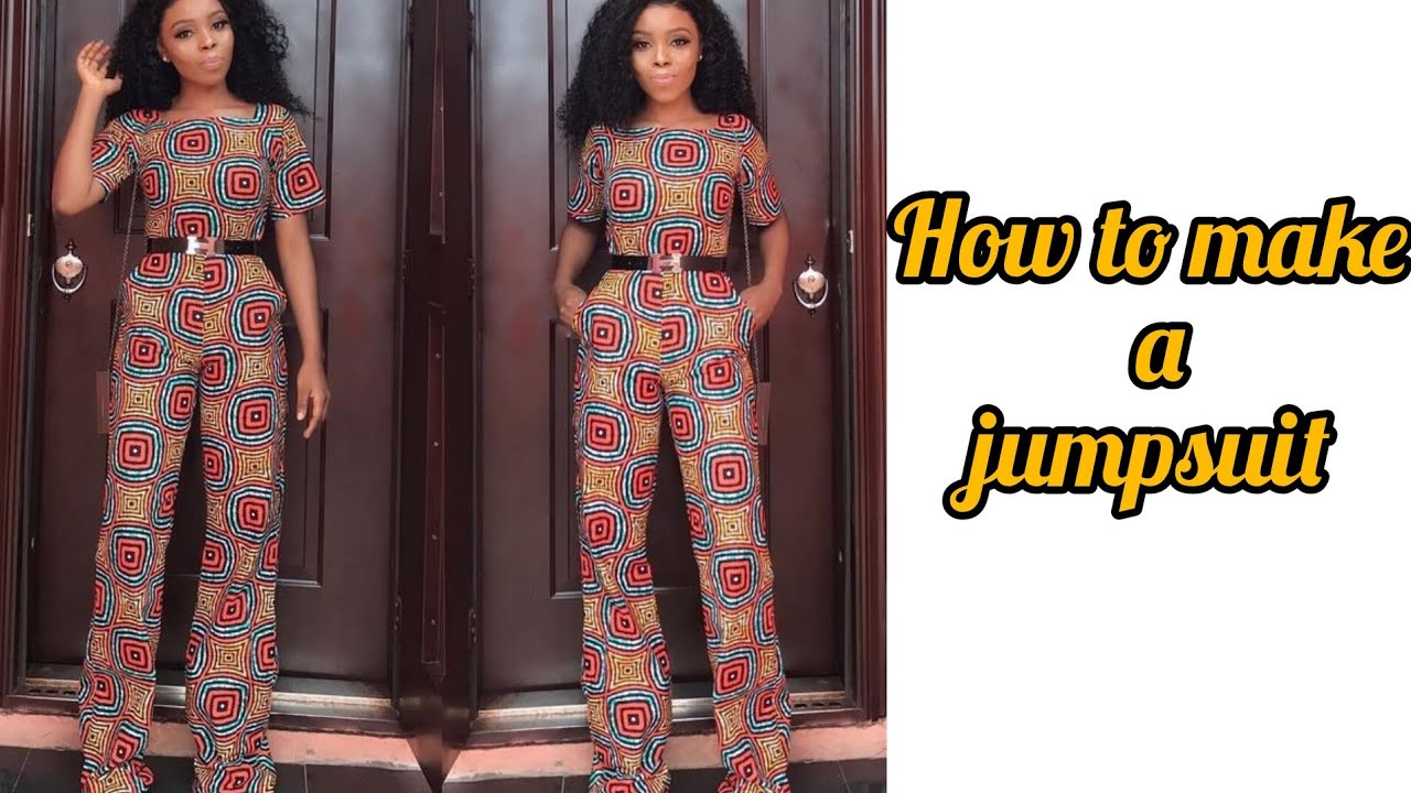 How To Cut And Sew A Jumpsuit | DETAILED - YouTube