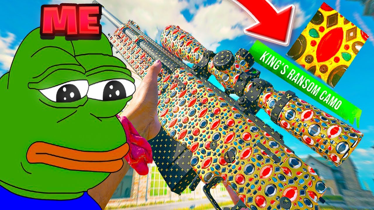 I FINALLY UNLOCKED KING RANSOM CAMO for SNIPERS but it was a PAIN ...