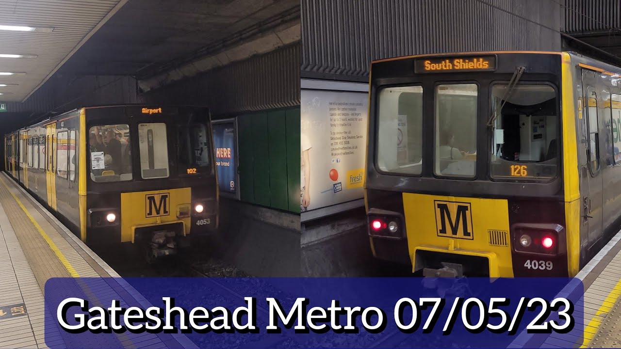 A few trains at Gateshead Metro | 07/05/23 - YouTube