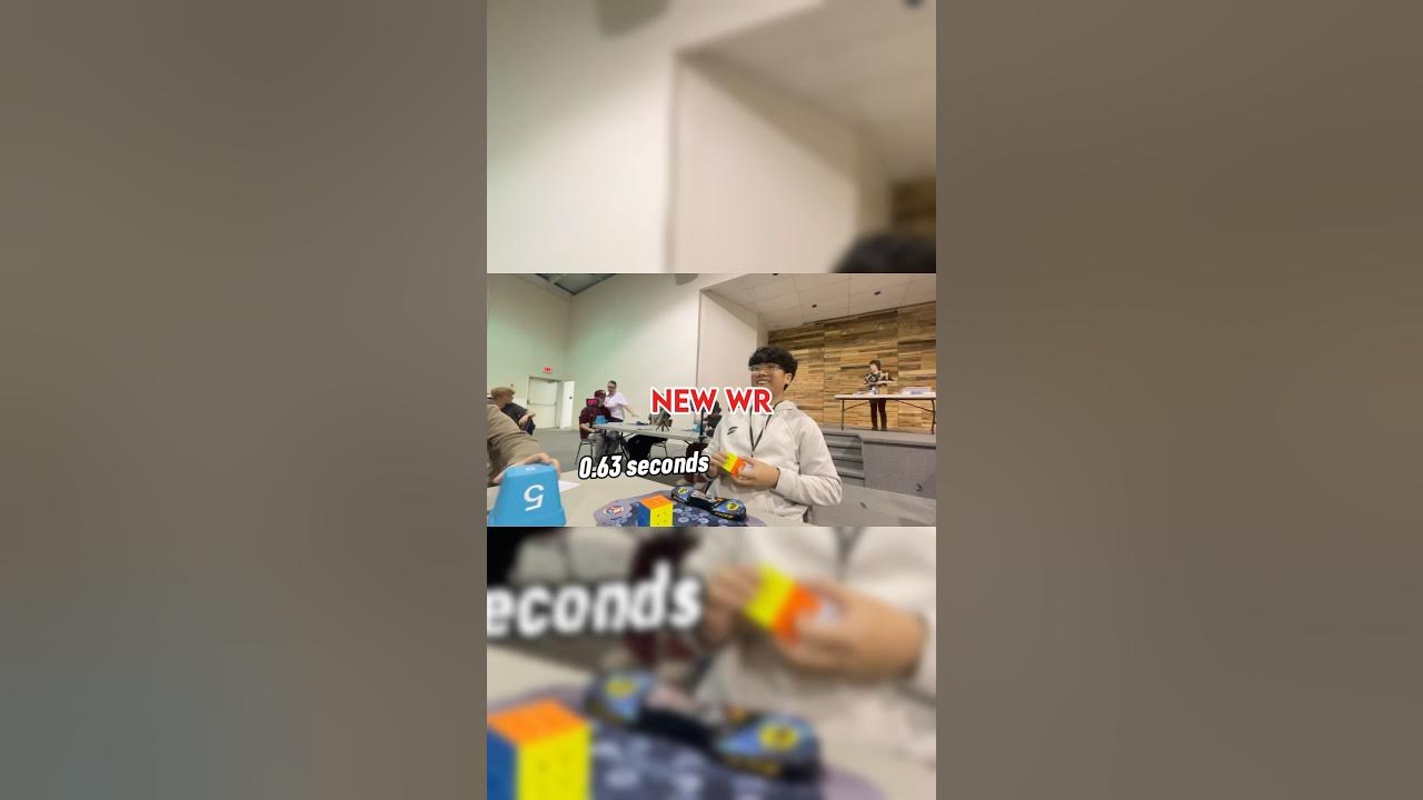 Rubik cube world record in wca comp. - YouTube