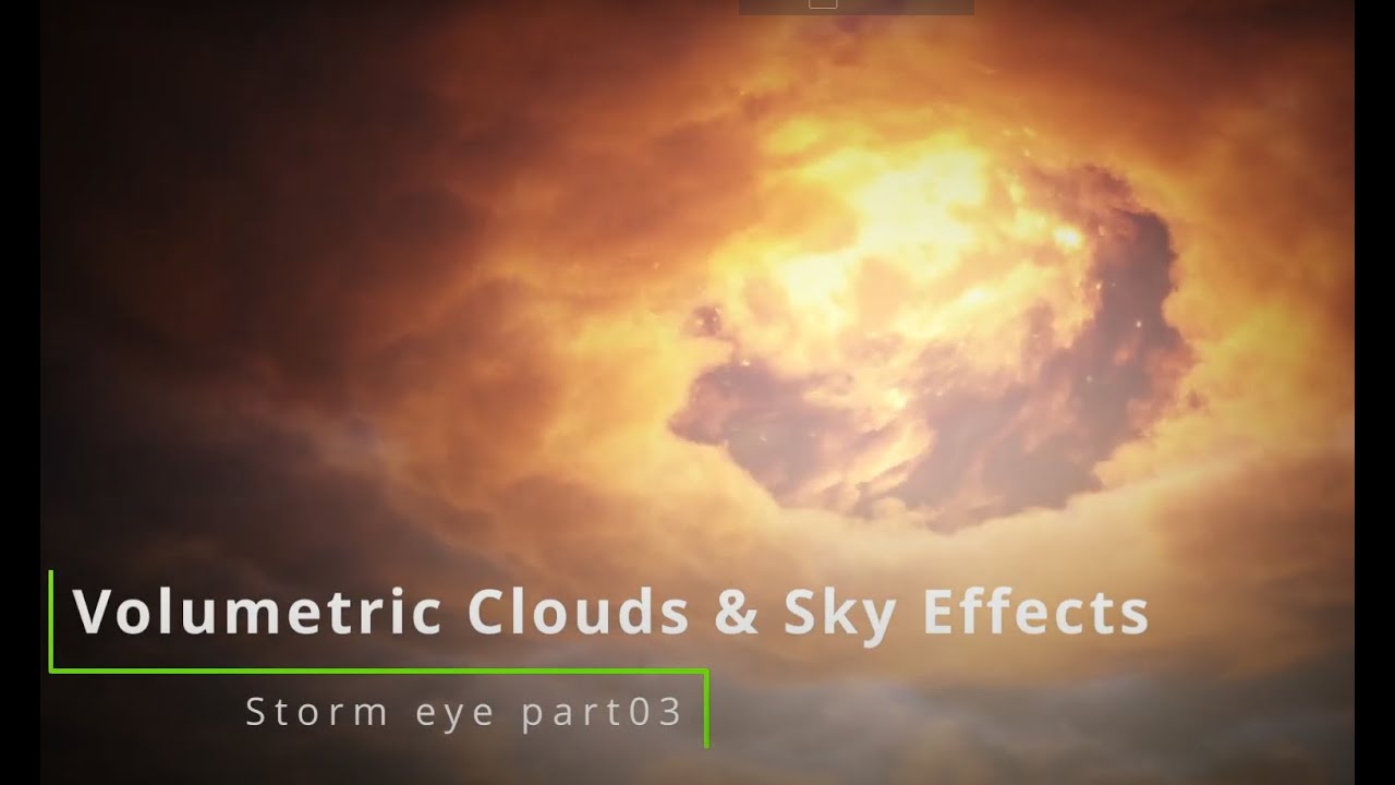 Volumetric Clouds & Sky effects Part06 : eye of a storm part 03 - YouTube