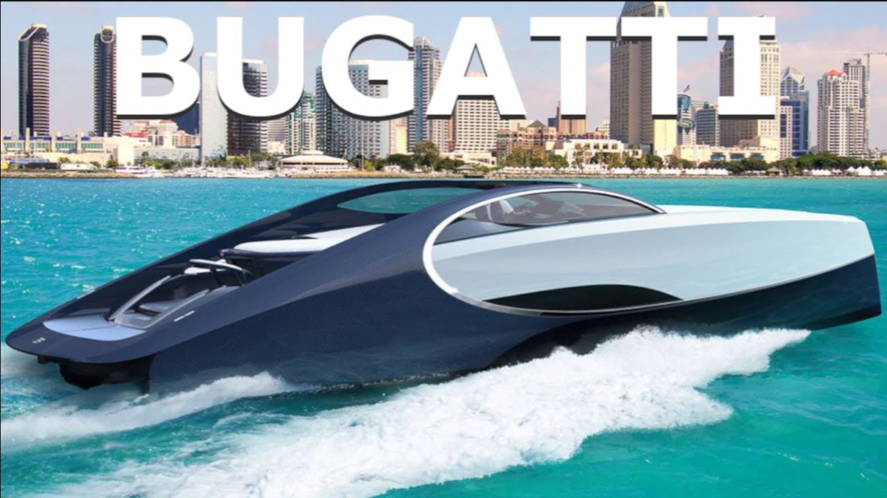 The 4 Million Dollar Bugatti Niniette 66 Yacht - YouTube