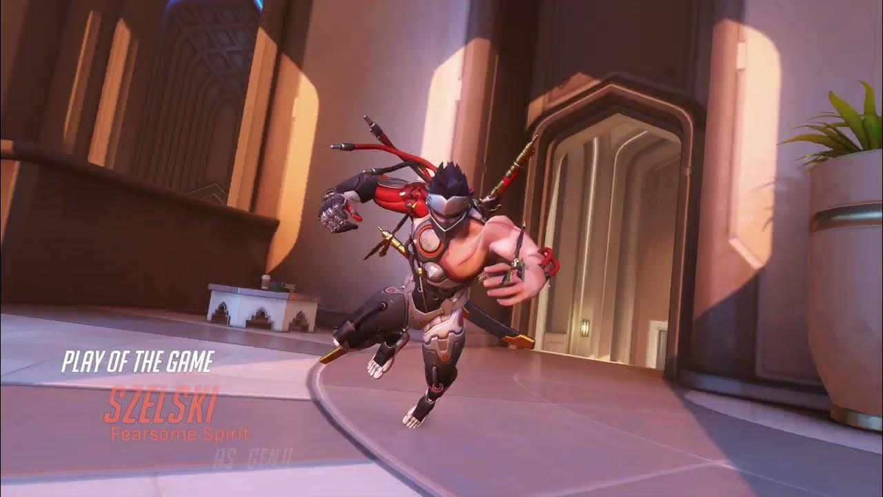 4k DragonBlade - Genji Blackwatch Skin - Golden Weapons! - YouTube