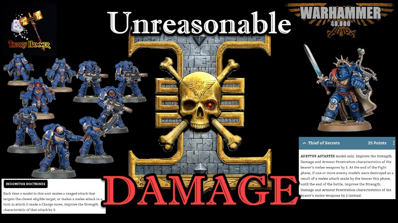Unreasonable Pts. Unreasonable Damage - Warhammer 40k 10th Ed Indomitor ...