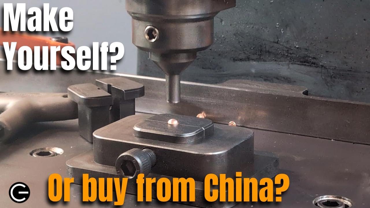 Rivet Blocks: Making 1/8" Copper Rivets on the Fly Press - YouTube