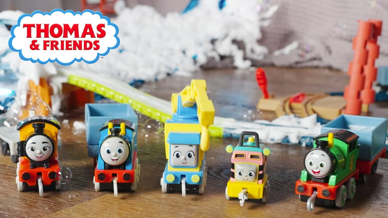 Bubble Bath Falls | Thomas & Friends Shorts | Kids Cartoon - YouTube