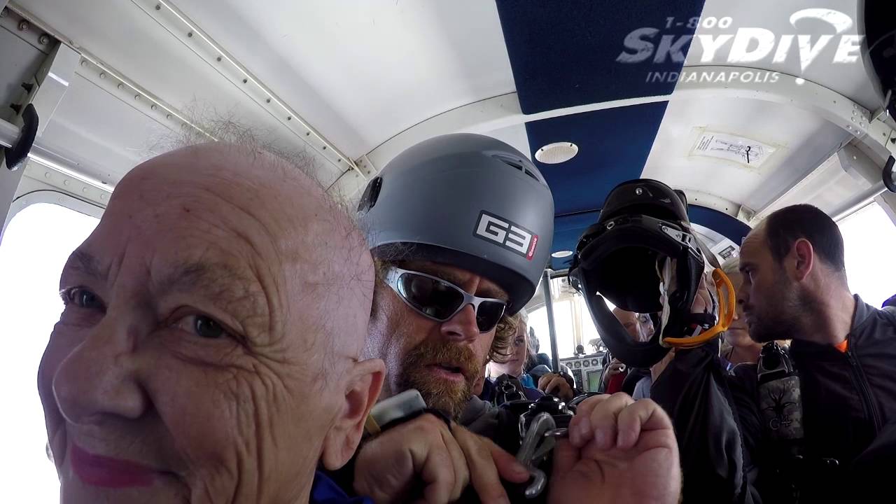 Donna Gale's Tandem skydive! - YouTube