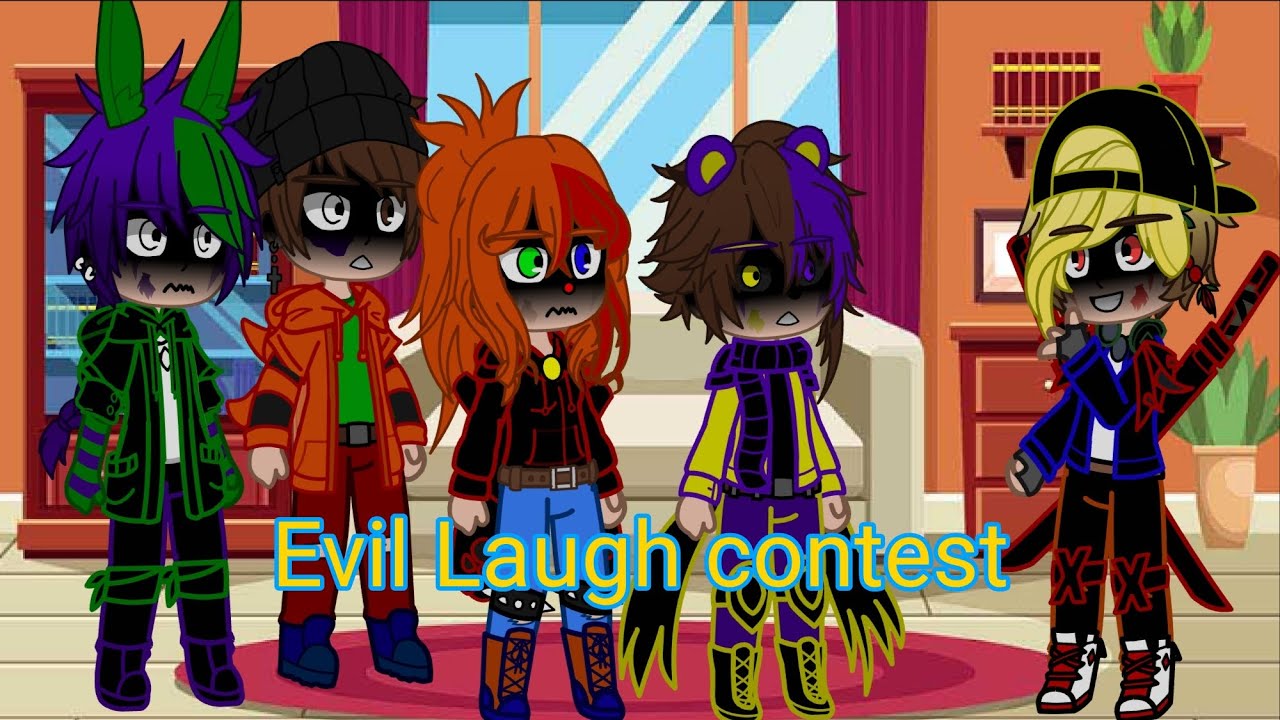 Evil Laugh contest ft. Afton family (Fnaf) (Gacha club) (my au) - YouTube