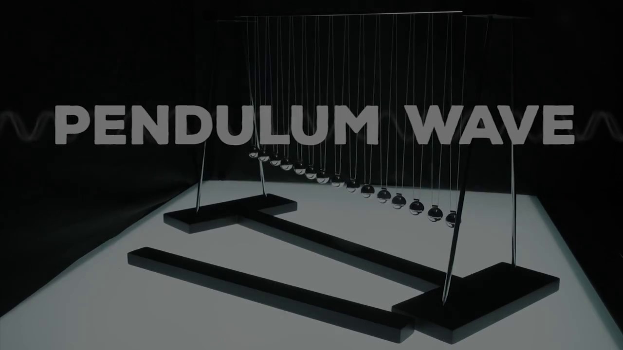 Pendulum Wave - Powered by Physics! - YouTube