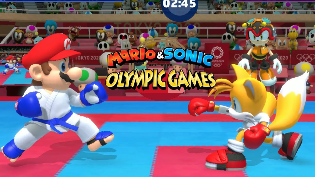 Mario & Sonic At The Olympic Games Tokyo 2020 (Karate )Mario Waluigi ...