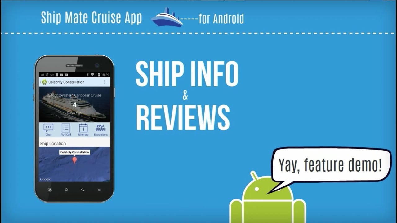 Cruise Ship Reviews and Info - Feature Demo - Ship Mate Cruise App ...