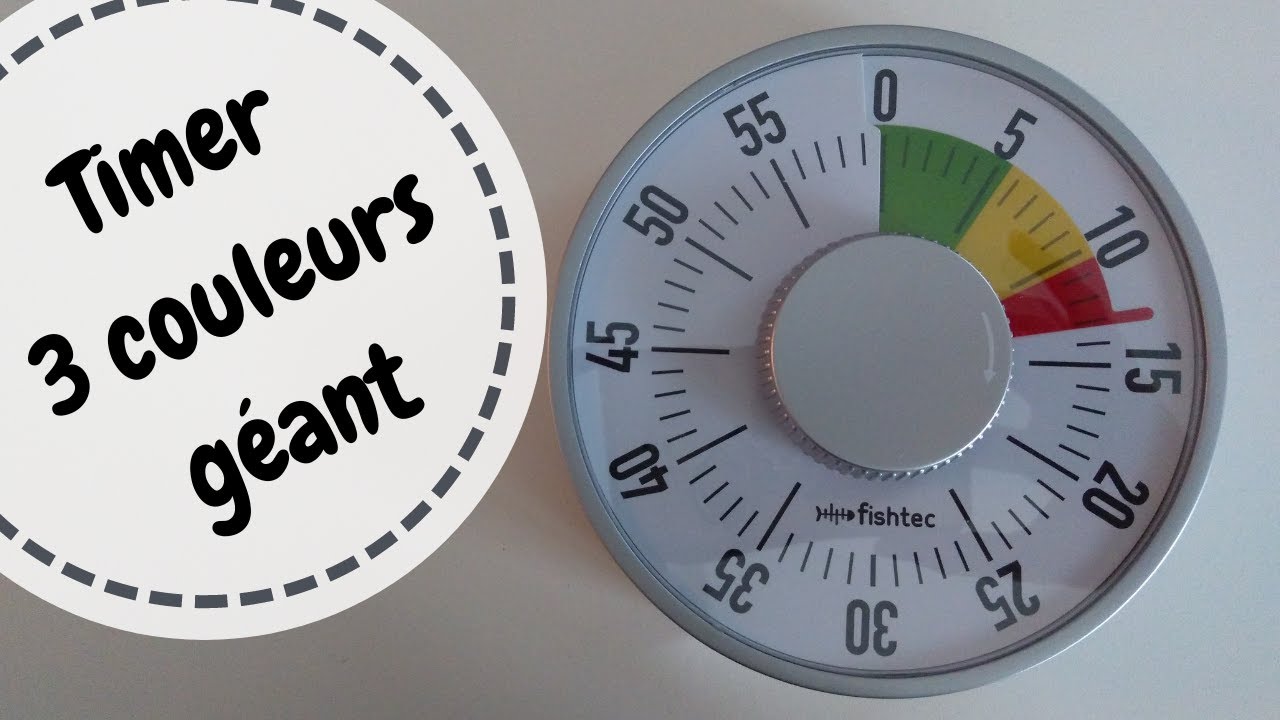 Le timer 3 couleurs géant - YouTube