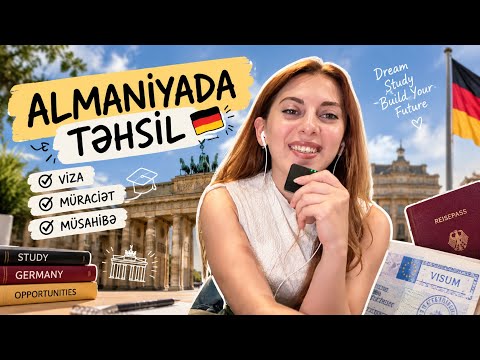 ALMANİYADA TƏHSİL | DAAD-dən başqa hansı təqaüdlər var? |Qəyyum necə tapmaq olar?Viza, müraciət🇩🇪