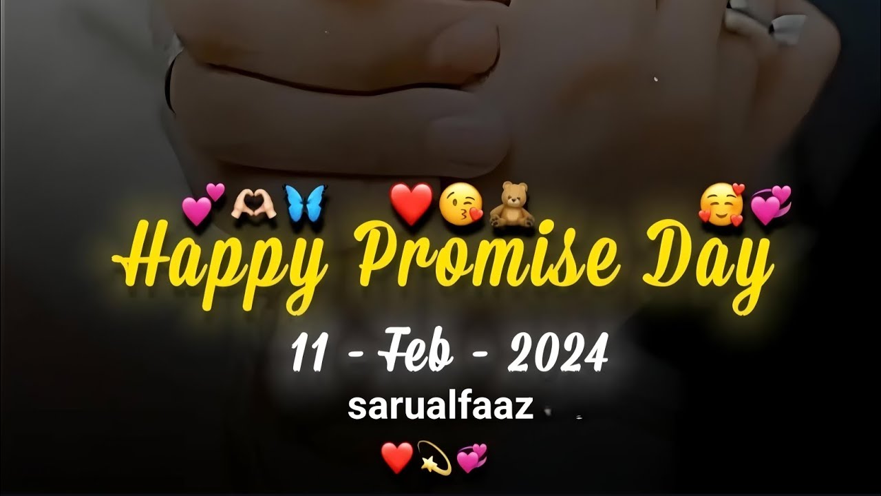 PromiseDay Status💖| Happy promise Day Status |Teddy Day Whatsapp Status ...