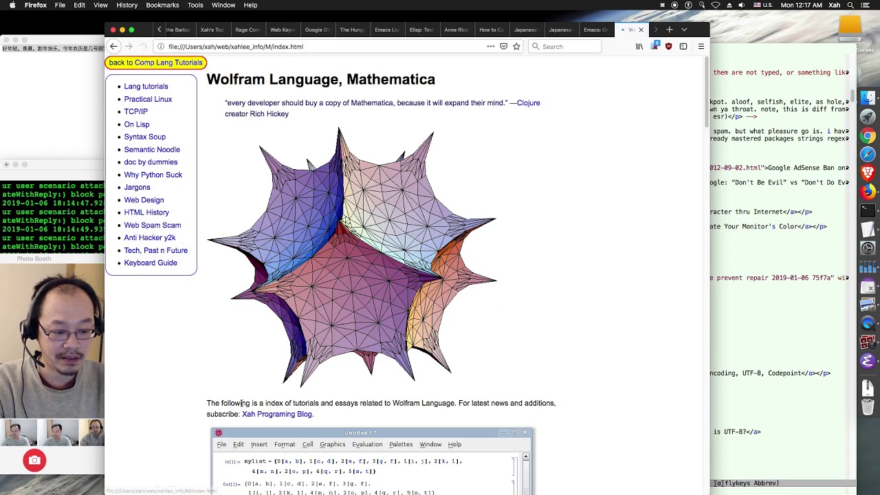 xah emacs talk show 2019-01-07 xah-html-mode vs org mode - YouTube