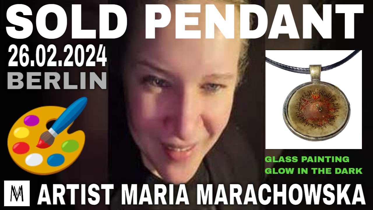 Painter Maria Marachowska shows sold Pendant, Berlin, 26.02.2024 - YouTube