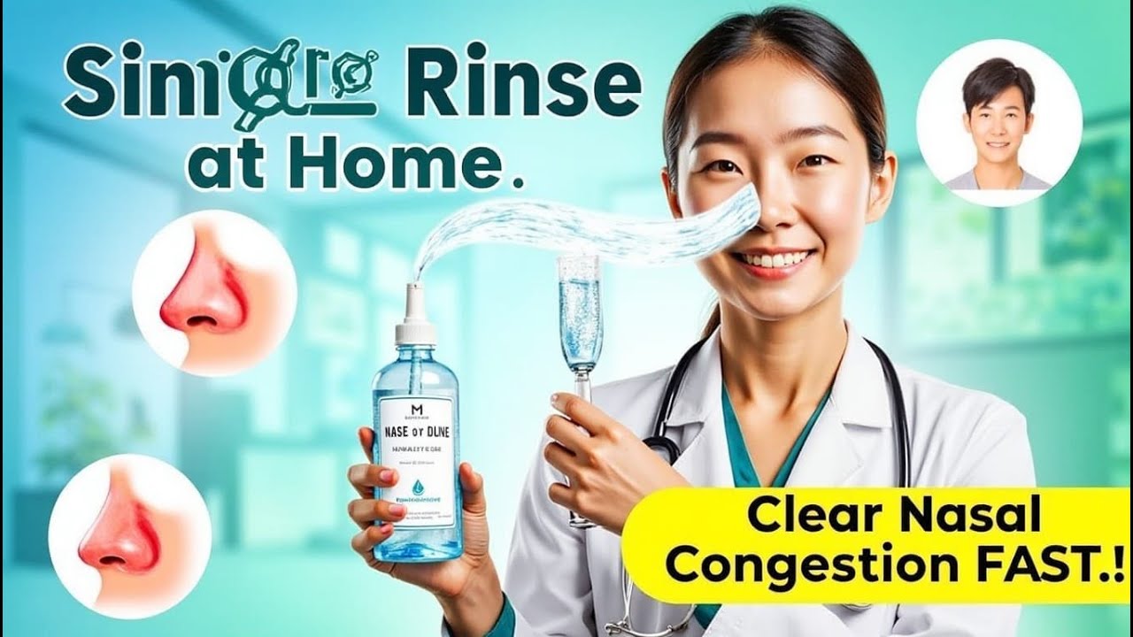 Inus Rinse at Home: The Best Way to Clear Nasal Congestion FAST! - YouTube