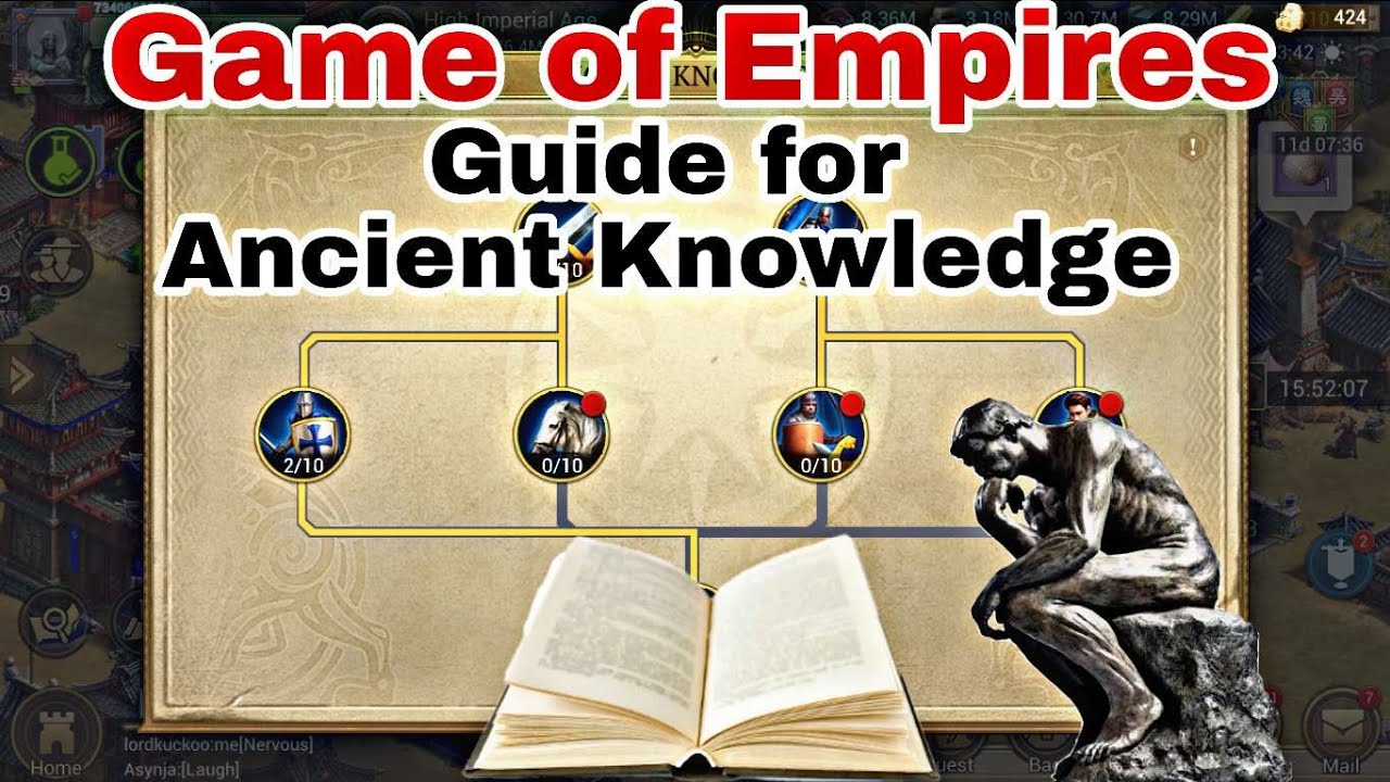 Guide for Ancient Knowledge - Game of Empires: Warring Realms - YouTube