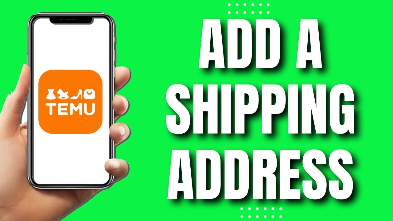 How To Add Shipping Address On Temu (NEW 2023) - YouTube