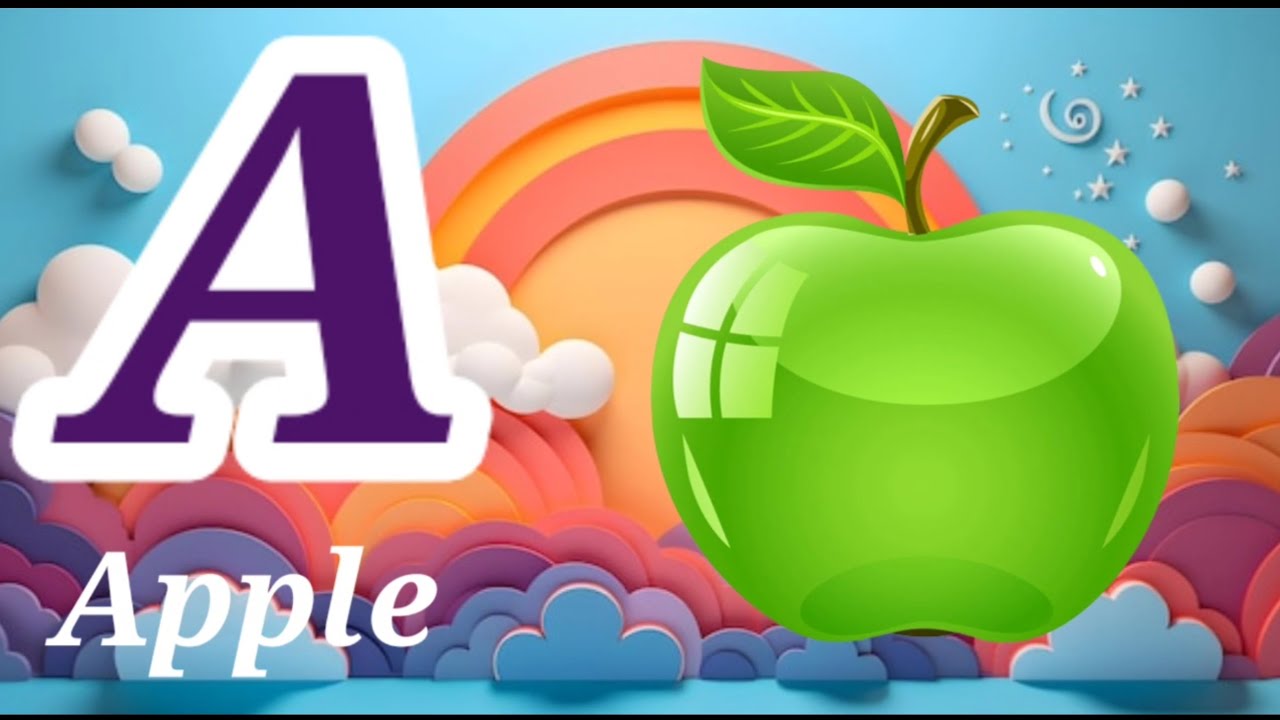 A for Apple B for Ball | abcd learning for kids | toddlers song | abcd ...