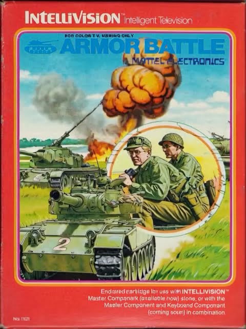 Intellivision LIVE Game Box Art | Armor Battle #intellivision # ...