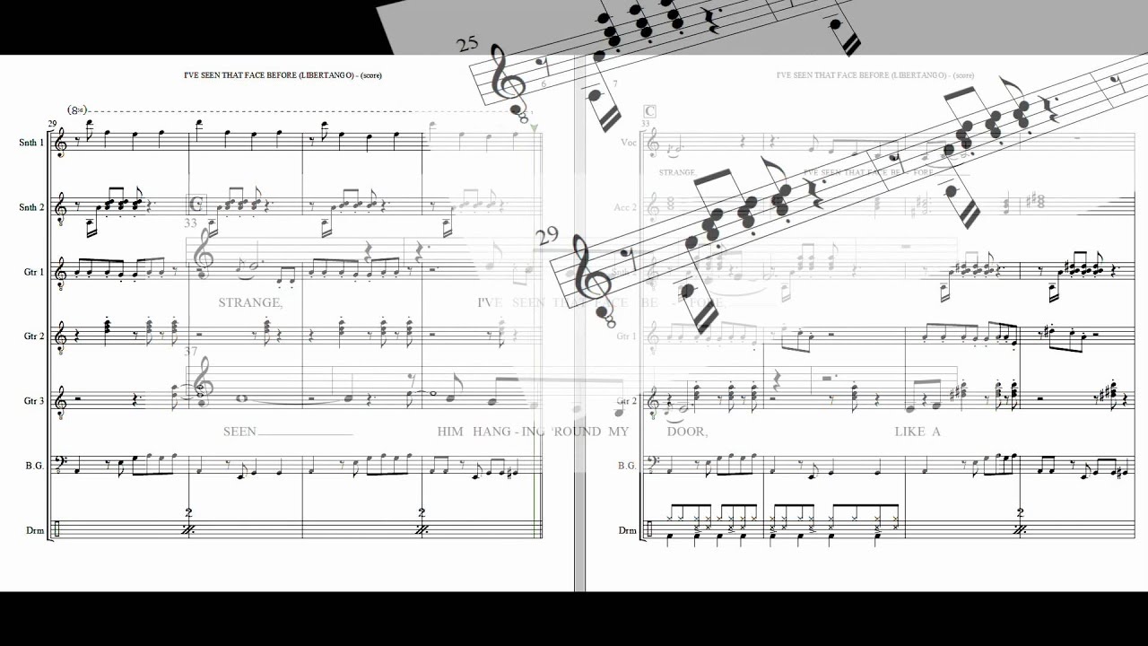 I've Seen That Face Before (Libertango) - Grace Jones - Sheet music ...