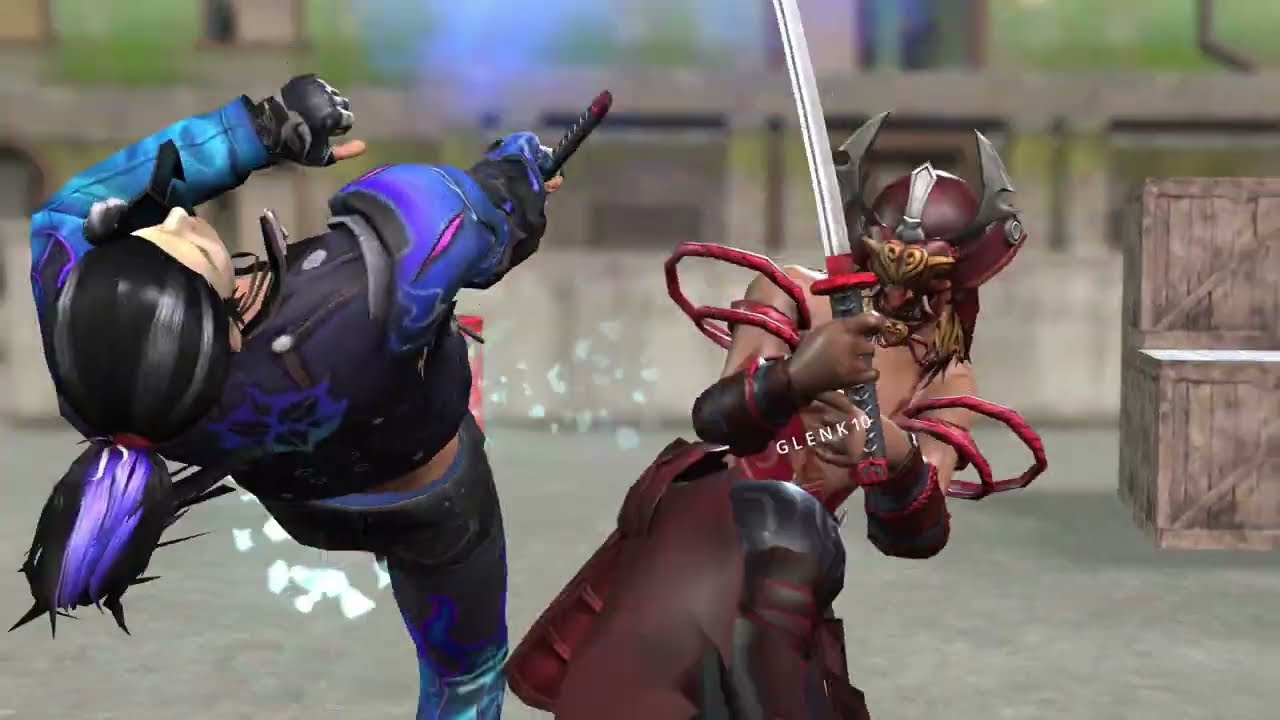Samurai fighting : free fire animation - YouTube