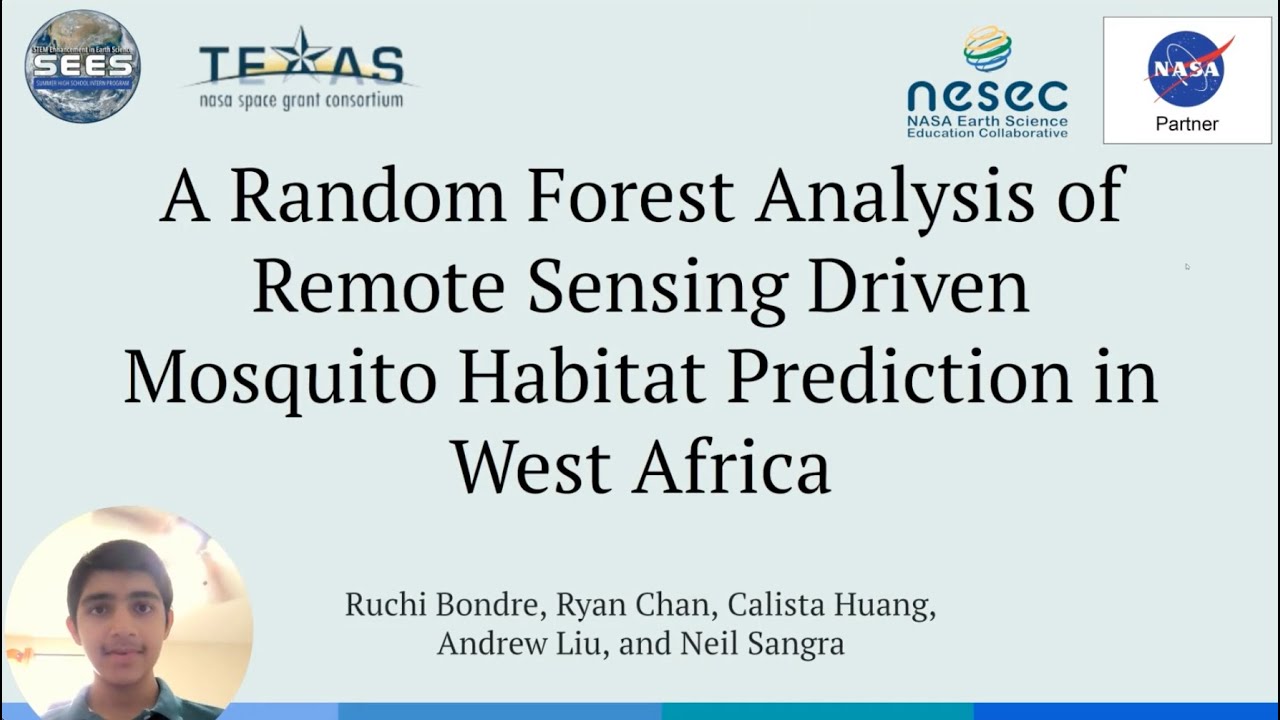 A Random Forest Analysis of Remote Sensing Driven Mosquito Habitat ...