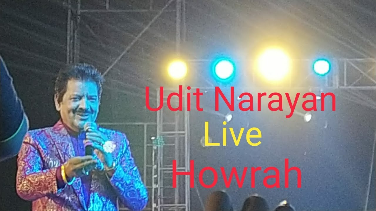 ♥️ Sir Udit Narayan live concert at Howrah Dhapar Math | Chand Chupa ...