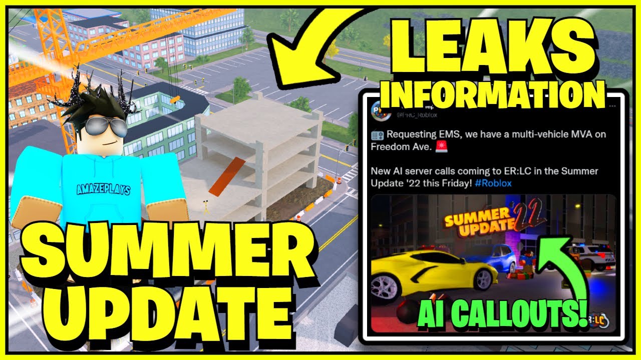 New AI CAR CRASHES leaks and information in ERLC! (Emergency Response ...