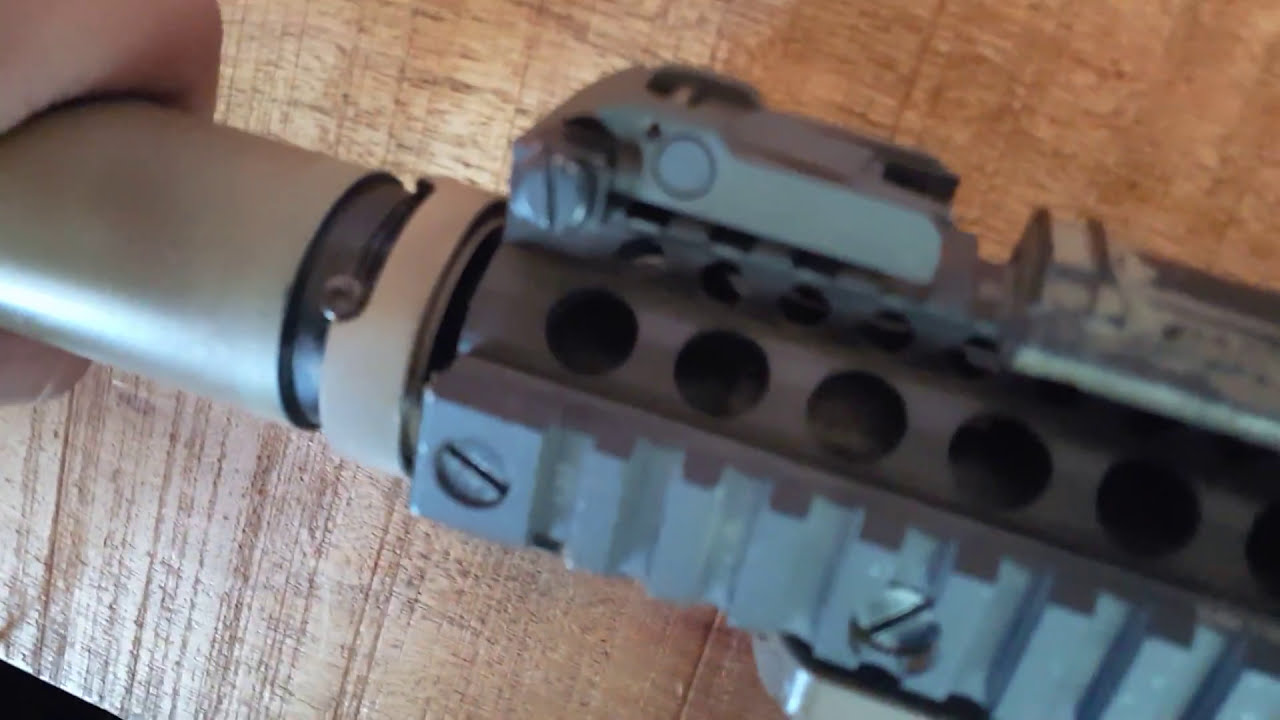 SilencerCo SpecWar K 5.56 on MK18 - YouTube