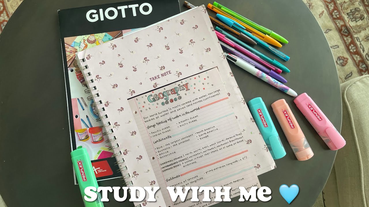 Study with me + study tips for exams 📚 | South African YouTuber - YouTube