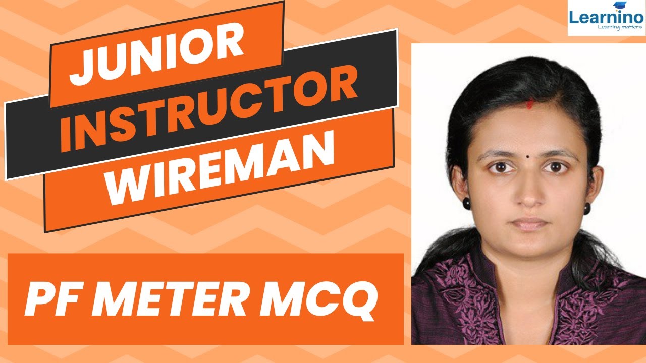 Junior Instructor Wireman - PF meter MCQ - YouTube