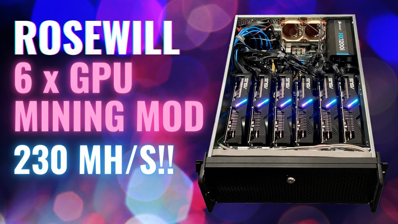 Server Case Modification for GPU Mining Rig. (Rosewill RSV-L4500 4U ...