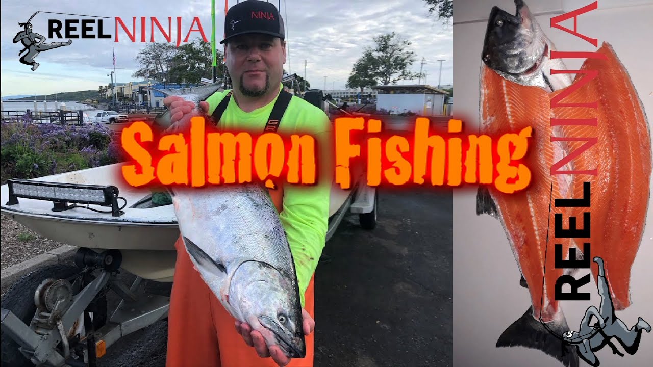 Salmon Fishing ~ Trolling The Ocean ~ Epic Battle - YouTube