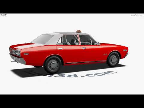 Datsun 220C Taxi 1971 3D model by 3DModels.org