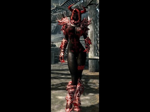 NEW REVISED Daedric Glowing Chainmail S7B Bombshell HDT CBBE - YouTube