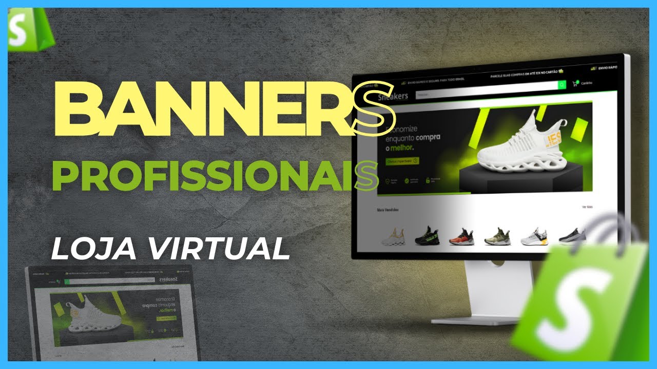 Como Criar Banner Para Loja Virtual - [ Banners Profissionais 2024 ...