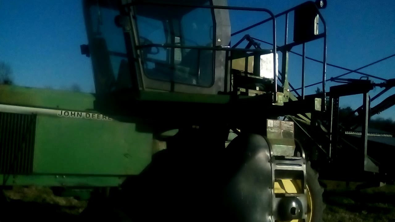 Our new John deer 6500 high boy sprayer - YouTube
