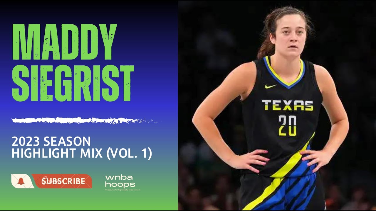 Maddy Siegrist Highlight Mix! (Vol. 1) 2023 Season | WNBA Hoops - YouTube