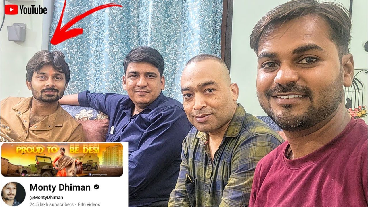 Meet Monty Dhiman | Sunday Raining 🌧️ Vlog | Meerut to Behsuma ...