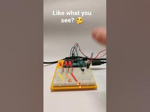 Turning On LEDs With Temperature Using My Arduino #shorts - YouTube