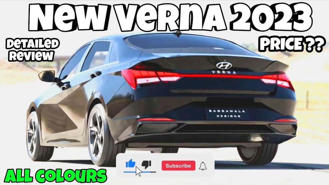 New Verna 2023 Model | Detailed Review | All Colours | Price ?? | Top ...