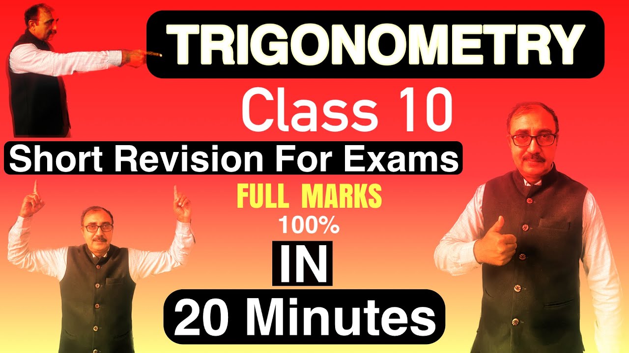 Full Trigonometry Class 10 | Trigonometry Short Revision | Trigonometry ...