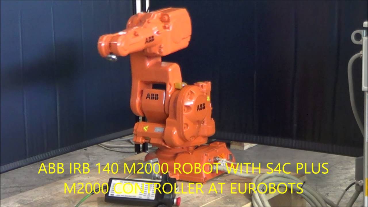 ABB IRB140 M2000 ROBOT WITH S4C PLUS M2000 CONTROLLER AT EUROBOTS - YouTube